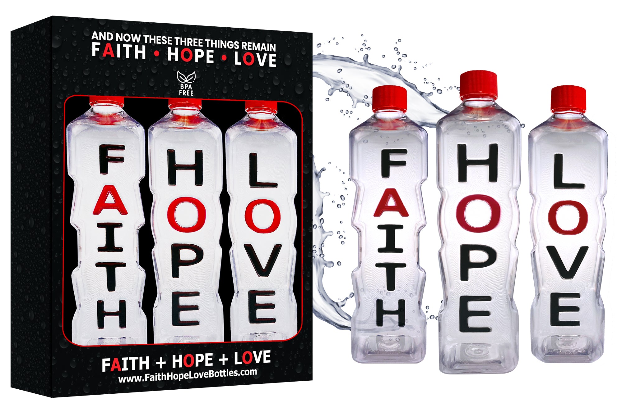 Faith Hope Love | Affirmation Bottles & Products - by Molor – Faith ...